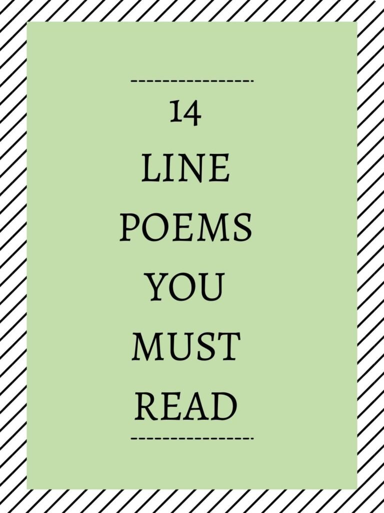 14 Line Poems You Must Read - Aestheticpoems