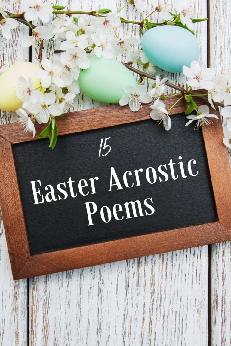 15 Easter Acrostic Poems - Aestheticpoems