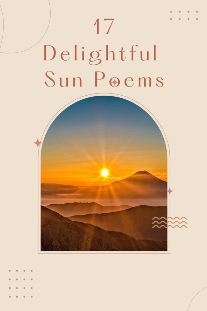 17+ Delightfully Bright Sun Poems - Aestheticpoems