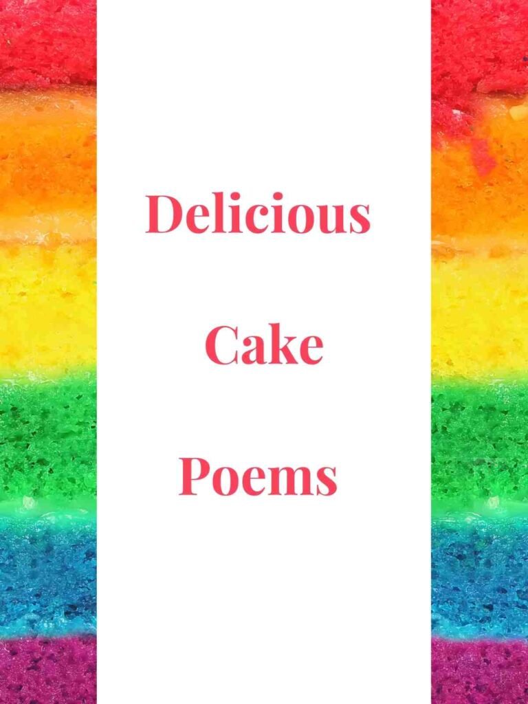 15+ Tasty Cake Poems - Aestheticpoems