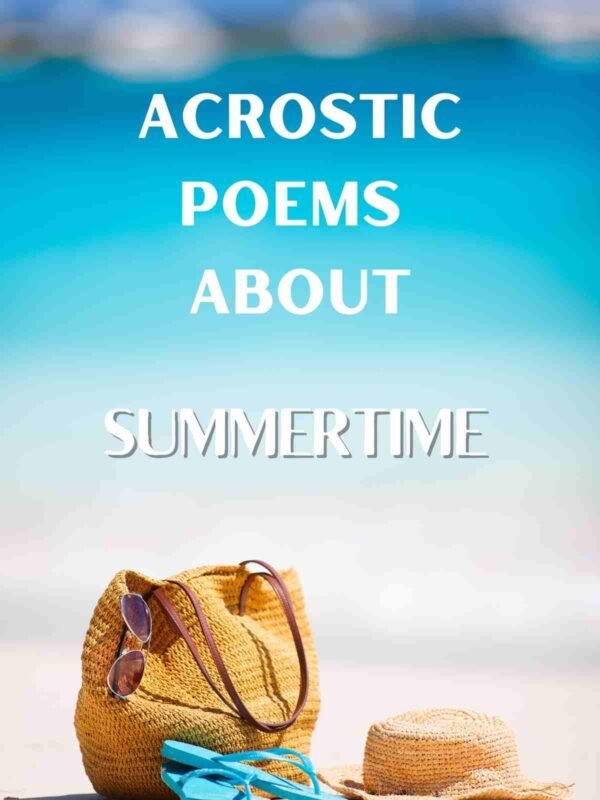 13 Summer Acrostic Poem Printable Templates & Ideas - Aestheticpoems