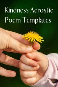 9 Kindness Acrostic Poem Templates - Aestheticpoems