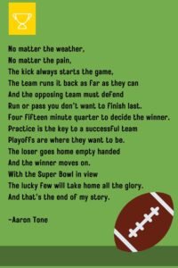 11 Football Poems for Kids - Aestheticpoems