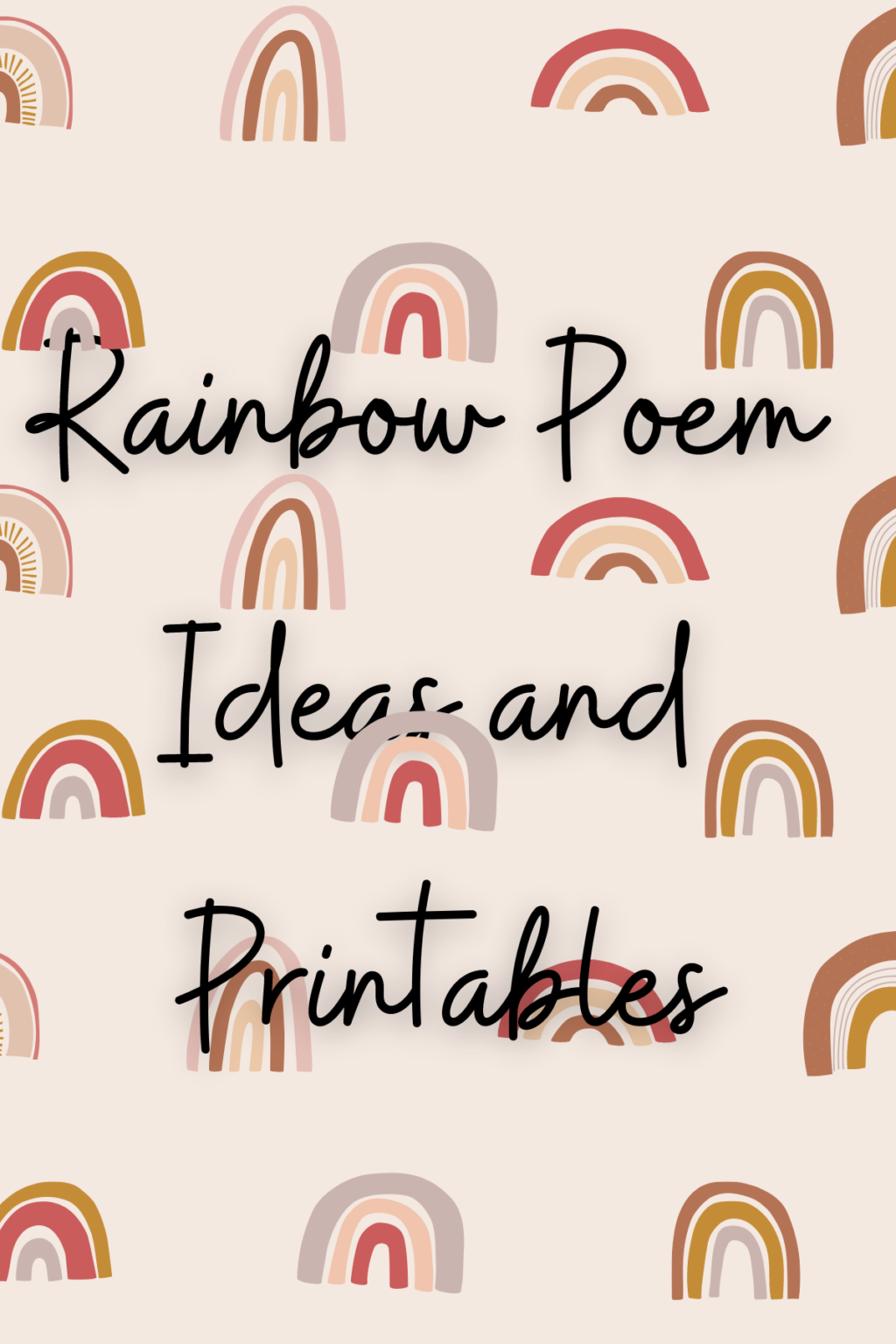 27 Rainbow Poem Ideas And Printable Stanzas - Aestheticpoems