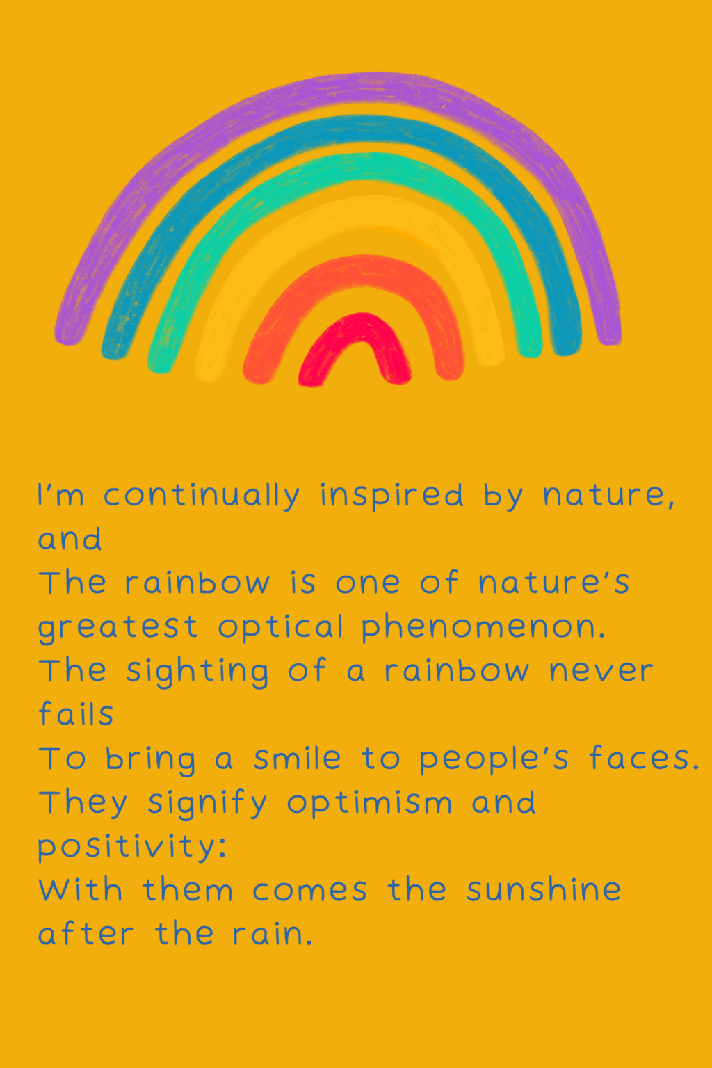 27 Rainbow Poem Ideas And Printable Stanzas - Aestheticpoems