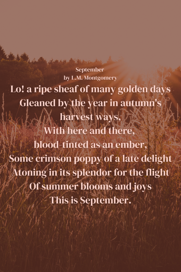 7 September Poems For A Sweet Start To Fall - Aestheticpoems
