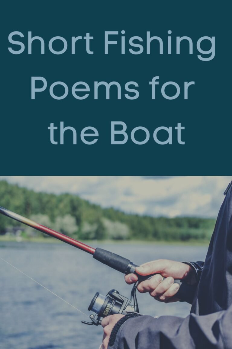 25 Short Fishing Poems & Lyrics For The Boat - Aestheticpoems