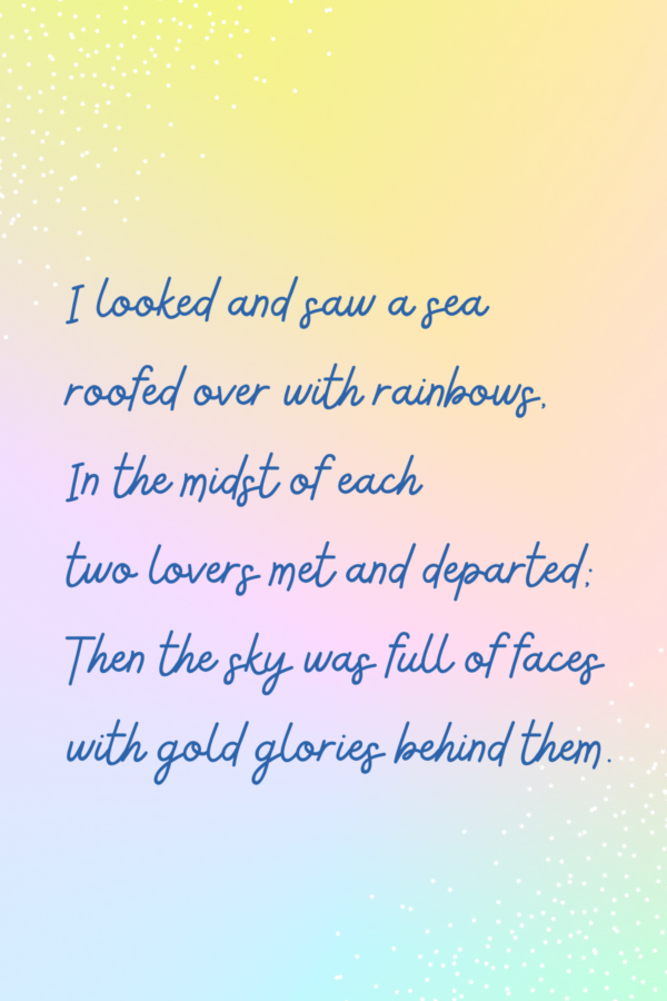 27 Rainbow Poem Ideas And Printable Stanzas - Aestheticpoems