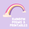 27 Rainbow Poem Ideas And Printable Stanzas - Aestheticpoems