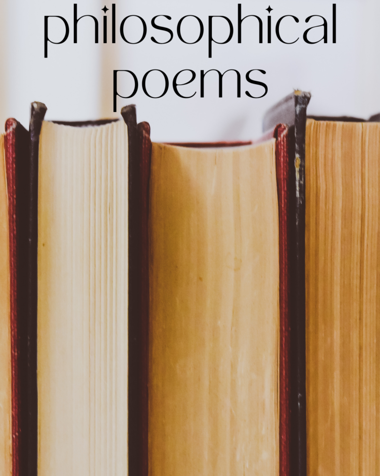 21 Philosophical Poems For The Thinker - Aestheticpoems