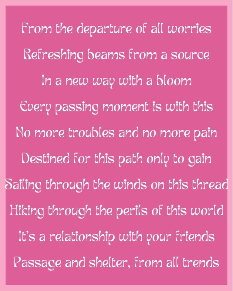 9 Examples Of Acrostic Poems On Friends - Aestheticpoems