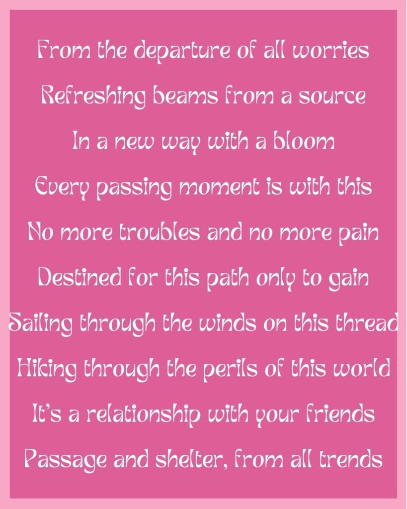 9 Examples Of Acrostic Poems On Friends - Aestheticpoems