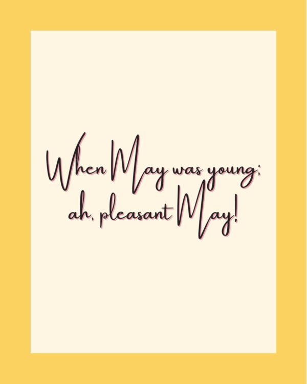 35+ Merriment May Poems - Aestheticpoems