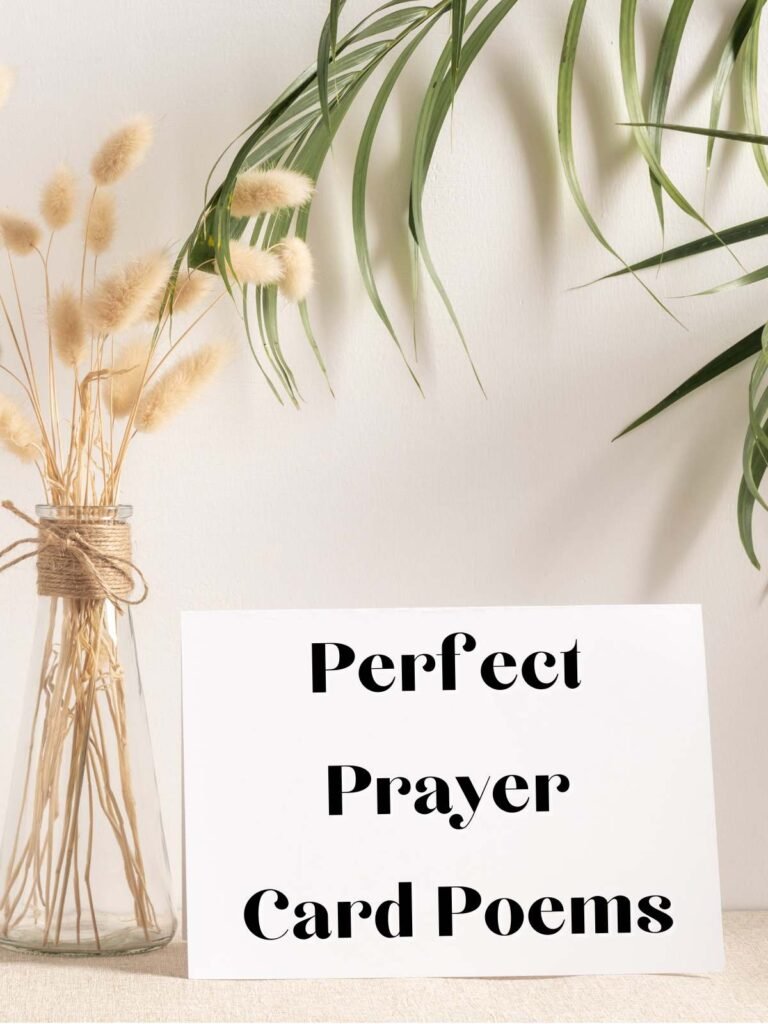 21 Perfect Prayer Card Poems - Aestheticpoems